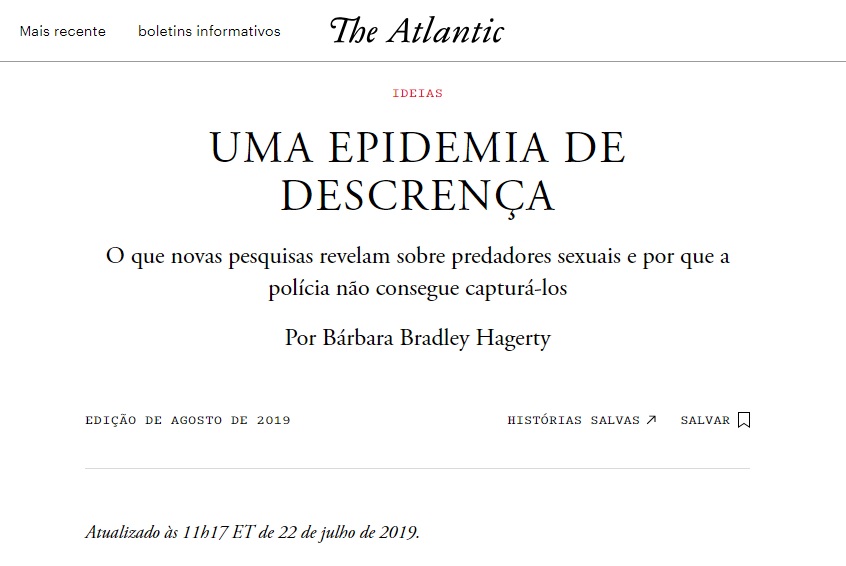 Por que a polícia não pega estupradores em série? – | Alienação ...